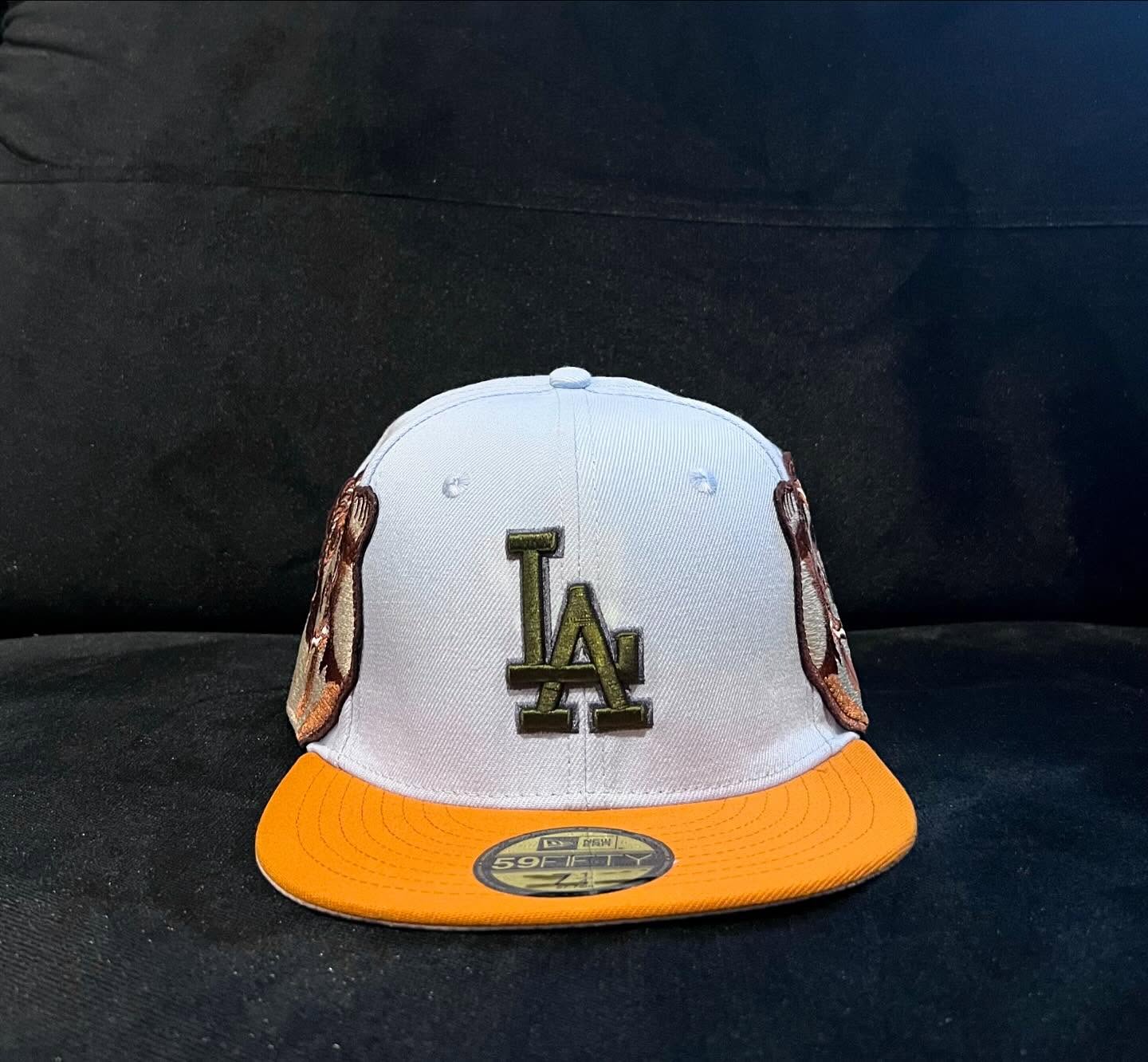 Jon Stan Hype Grey Los Angeles LA Dodgers New Era Fitted Hat Cap MLB ...