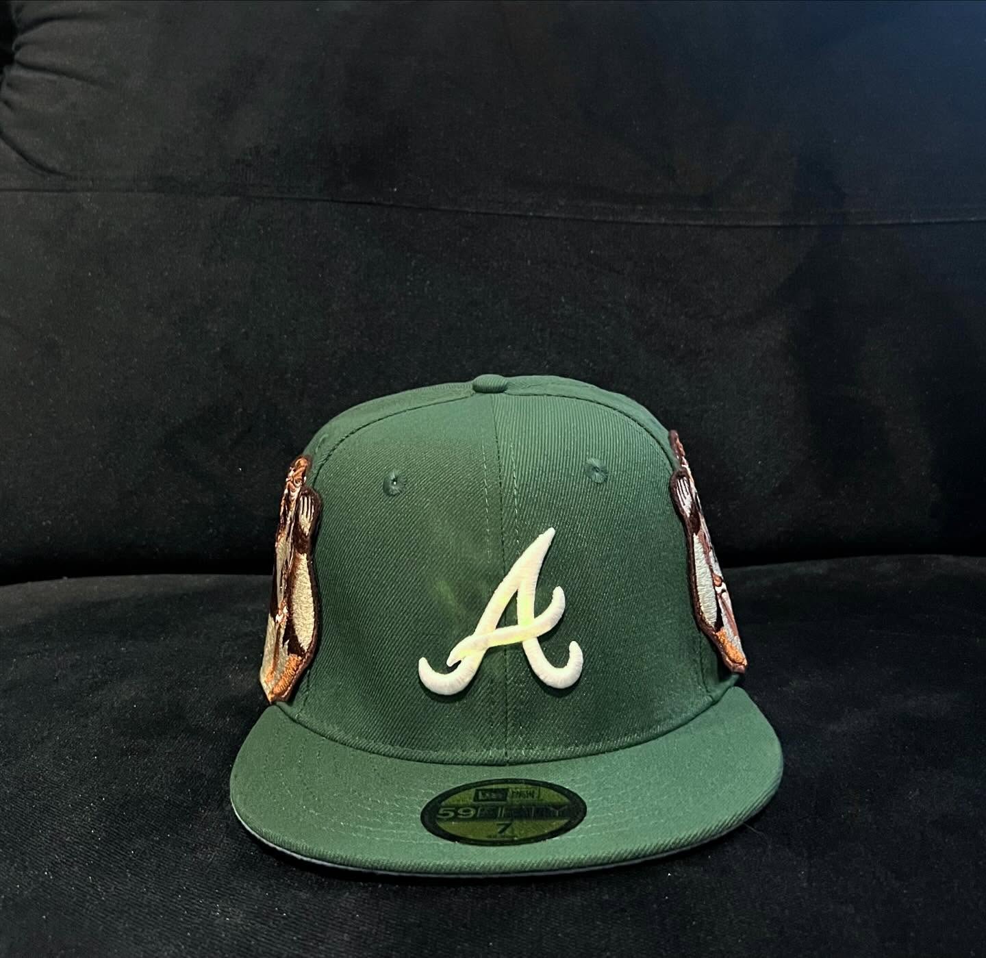 Jon Stan Hype Green Atlanta ATL Braves New Era Fitted Hat Cap MLB ...